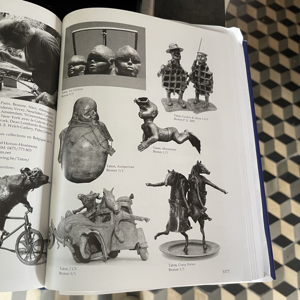 surrealist sculpture representing a man disguised as a horse made in ...