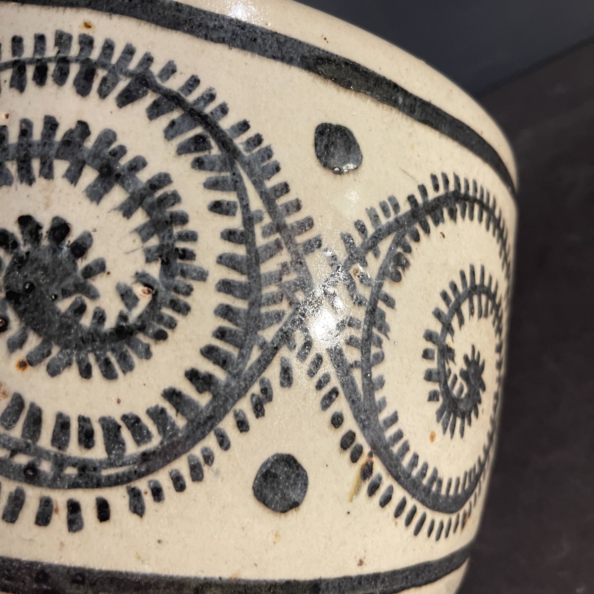 pierre paulus important vase africaniste art déco en céramique grès de ...