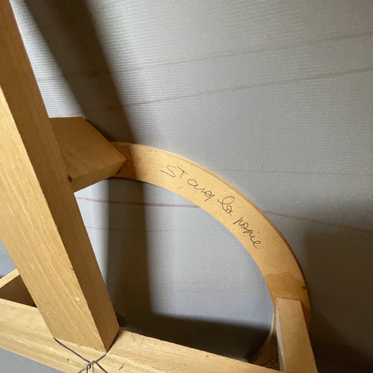 toile de vinyle peinte à l huile tendue sur un châssis structuré 3d ...