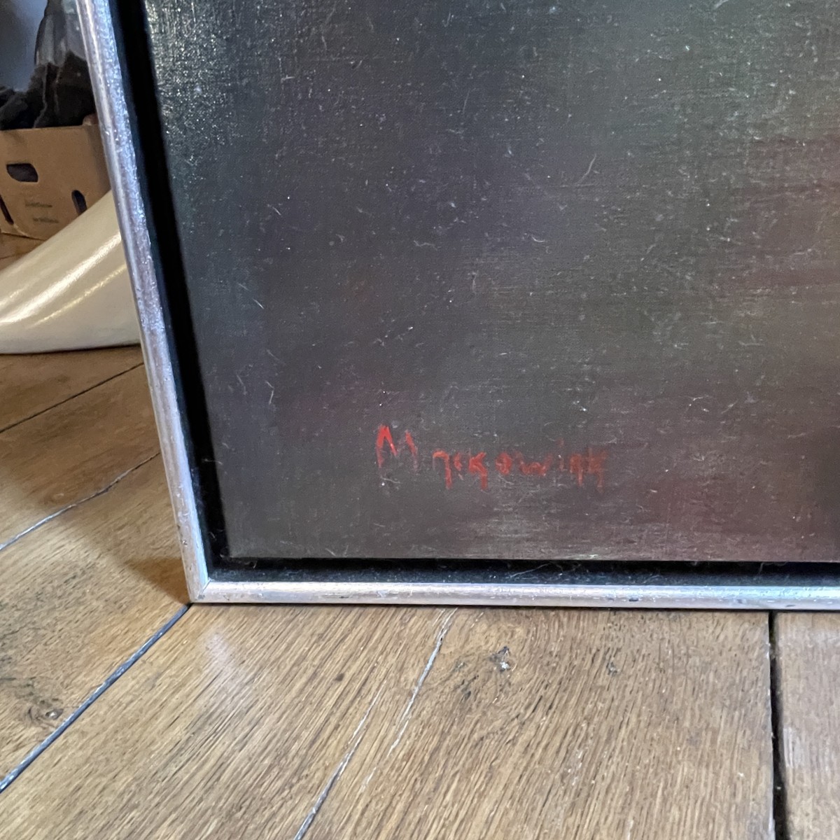 mackowiak erwin nude 1972 belgian pop art painting oil on canvas